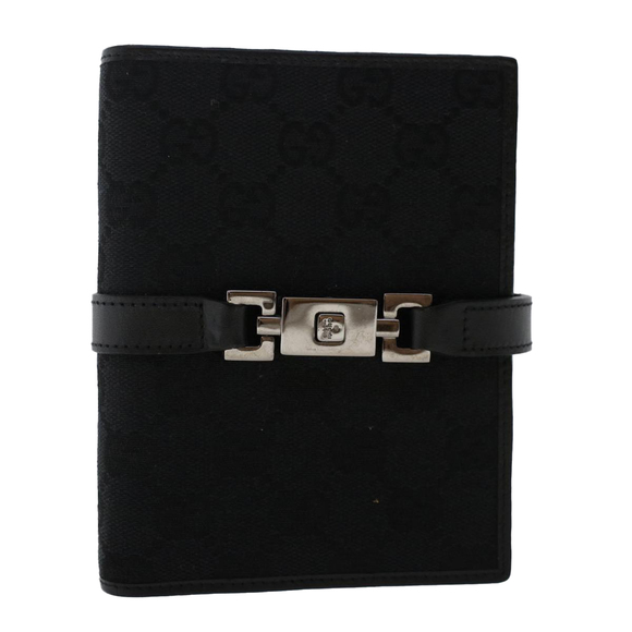 Gucci | Accessories | Gucci Gg Canvas Jackie Day Planner Cover Leather ...